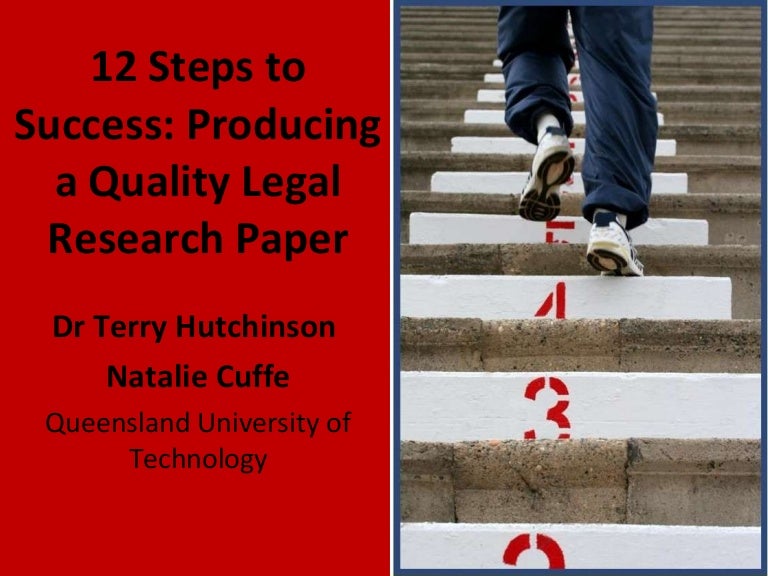 12 Steps To Success Producing A Quality Legal Research Paper 12-steps-to-success-producing-a-quality-legal-research-paper