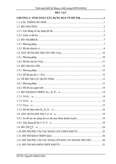 Tính toán thiết kế trục khuỷu, đồ án tính toán thiết kế động cơ đốt trong | DOCX