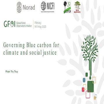 Governing Blue carbon for climate and social justice | PPT