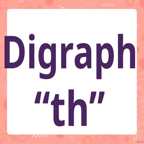 Diagraph , English Language Basics Education | PPT
