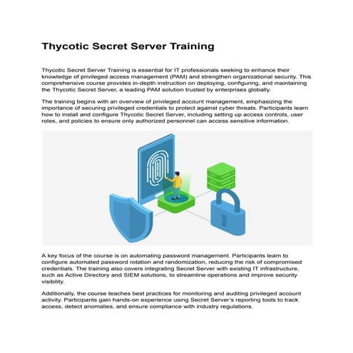 Thycotic Secret Server Training: Strengthening Privileged Account ...