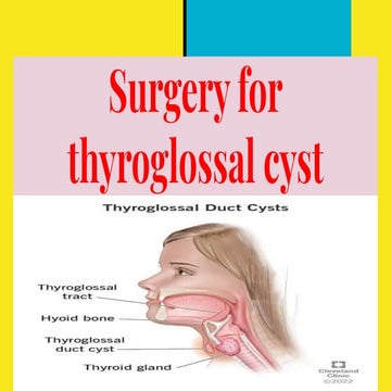 Thyroglossal duct | PDF