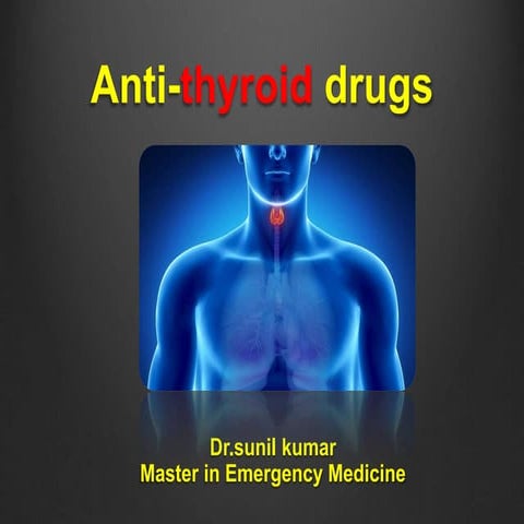 Hypo & hyperthyroidism pharmacotherapy | PPT