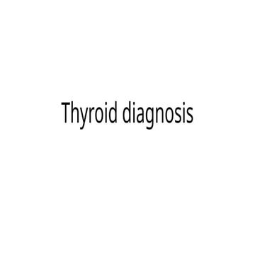 Diagnosis of thyroid disease(Radio active iodine uptake) pptx | PPTX