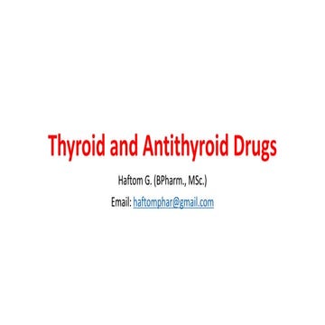 Titrating Levothyroxine and Antithyroid Medications Based on Thyroid ...