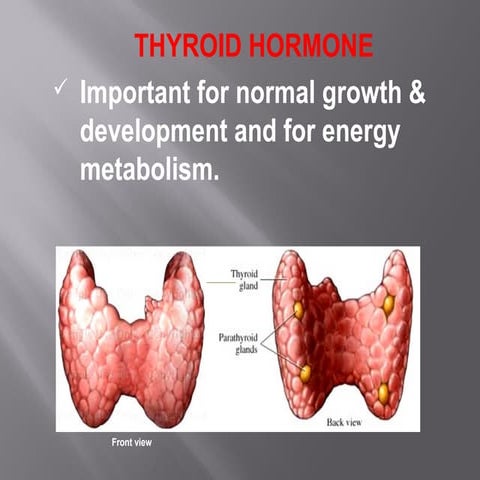 Thyroid & antithyroid drugs | PPT
