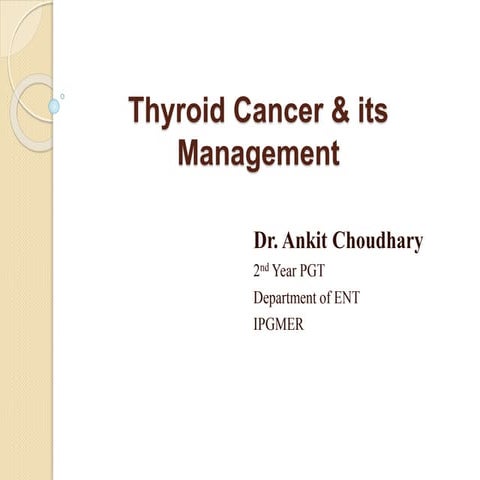 Thyroid ca | PPTX