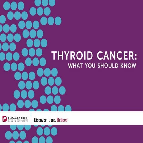 Thyroid Cancer - What You Should Know | PPTX