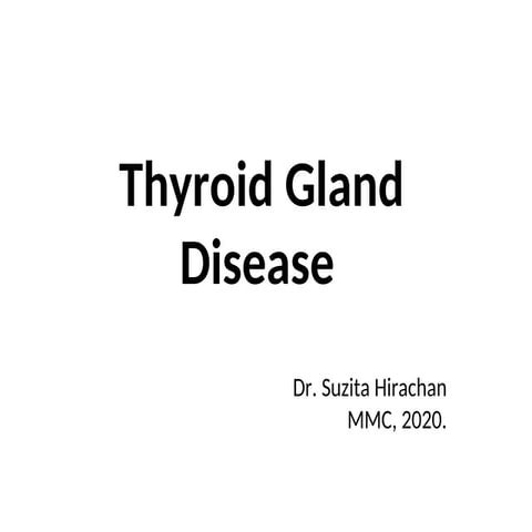 Thyroid Disease Jshshwjsgsjwhsjwkwkwkw Ppt