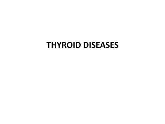 Thyroid diseases | PDF