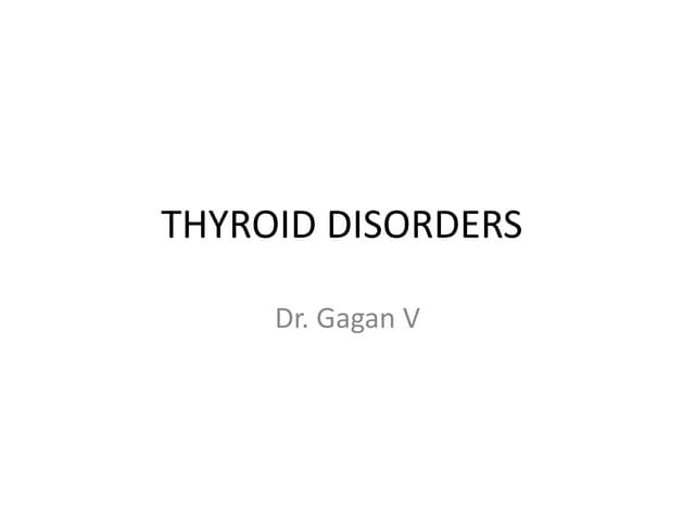 Hypothyroidism in children | PPTX