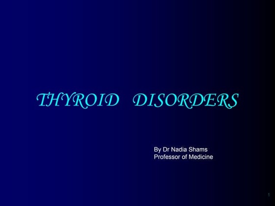 Thyroid Storm Introduction Management Pptx