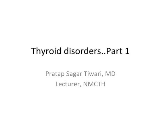 Thyrotoxicosis | PPT