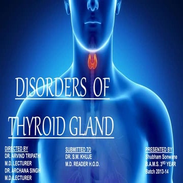 Thyroid disorder's | PPTX