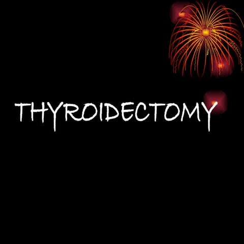 Thyroidectomy Surgery And Surgical Nursing Ppt
