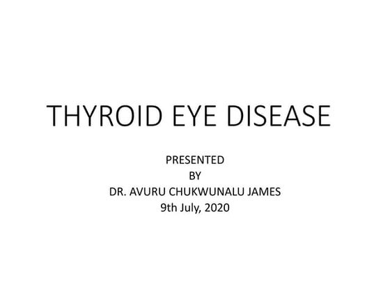 Graves' Disease Demonstrate understanding of basic concept ...