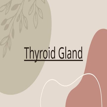 Thyroid Gland Biochemistry Mbbs 2nd Year Pptx