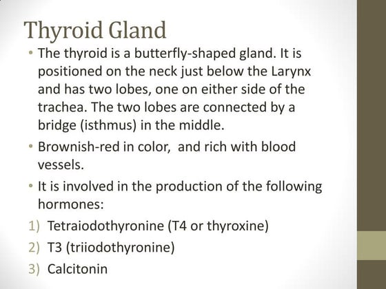 Parathyroid and thyroid glands | PPTX