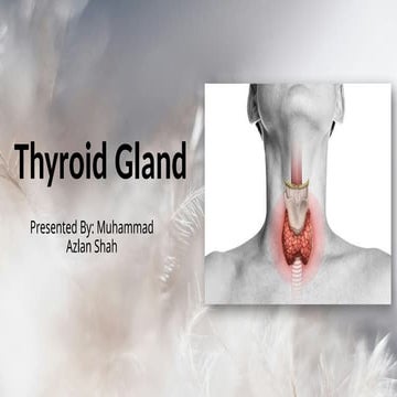 Thyroid Gland Presentation For 2nd Year MBBS Students | PPTX