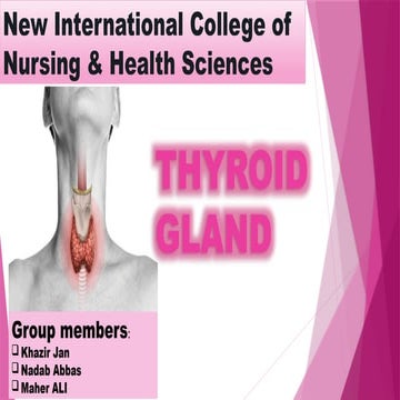 Thyroid gland ppt.pptx 1 :introduction 2: associated organ 3: secretion 4: transportation 5 ...