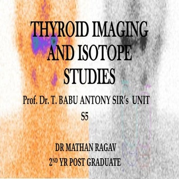 THYROID IMAGING for modern tbyroid diseases | PPTX