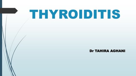 Thyroiditis | PPT