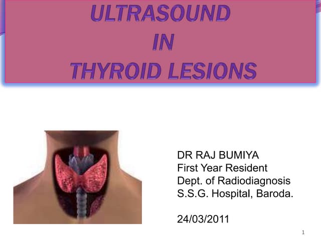 THYROID ULTRASOUND presentation.pptx | Thyroid Disorders | Endocrine ...