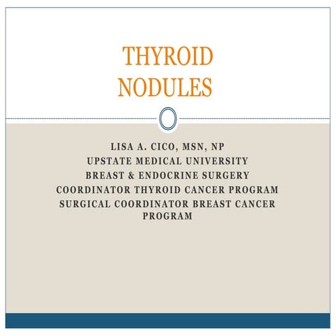 Thyroid nodule ATA guideline 2016 | PPTX