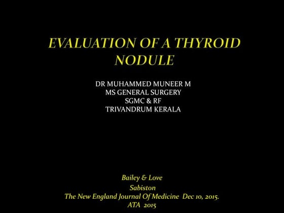 Papillary and follicular thyroid cancer | PPT | Thyroid Disorders ...