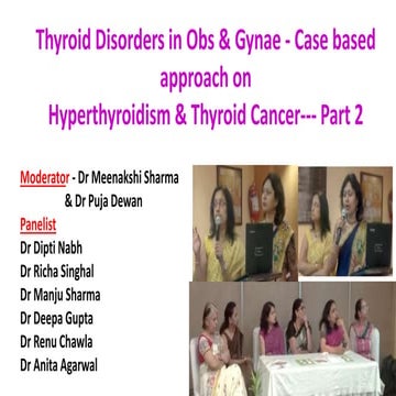 Thyroid Disorders in Obs & Gynae - Case based approach on ...