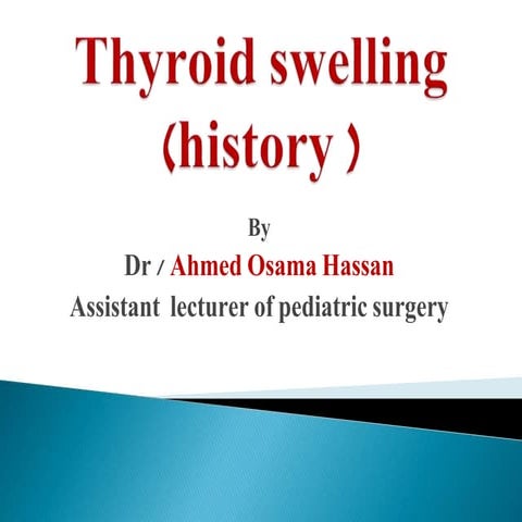 Thyroid History and Physical Examination | PPTX