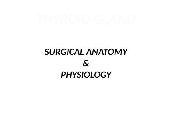 MIDLINE STRUCTURES OF NECK anatomy PowerPoint | PPTX | Thyroid ...