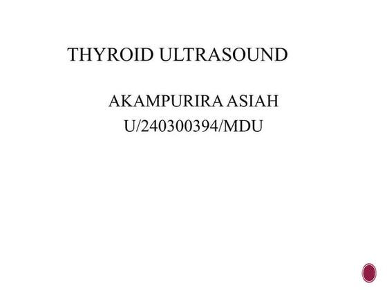 Anatomy of thyroid gland | PPTX | Thyroid Disorders | Endocrine and Metabolic Diseases