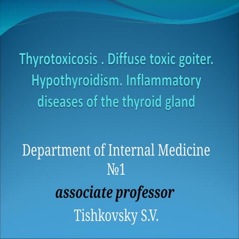 Thyroid anatomy and physiology | PPTX