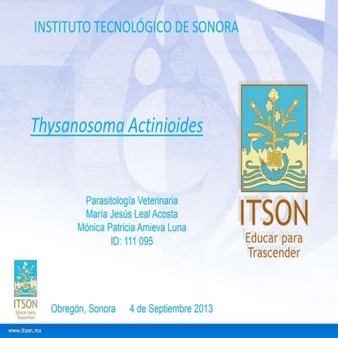 Bunostomum trigonocephalum | PPTX