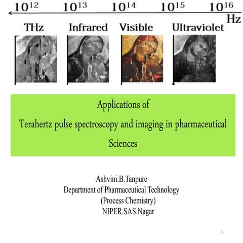Terahertz Spectroscopy Applications in Pharmaceutical Industry. | PPTX