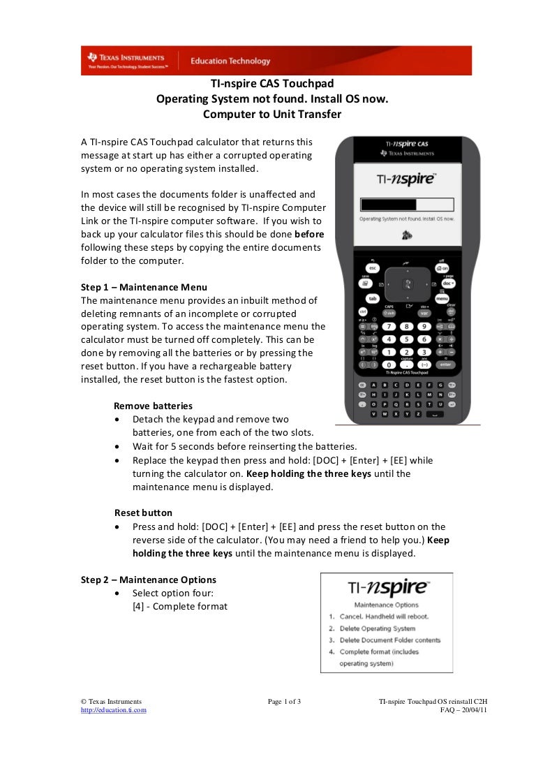Ti Nspire Cx Cas Program That Shows Steps Lasoparadio