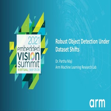 “Robust Object Detection Under Dataset Shifts,” a Presentation from Arm ...