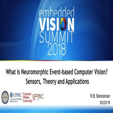 "What is Neuromorphic Event-based Computer Vision? Sensors, Theory and Applications," a ...