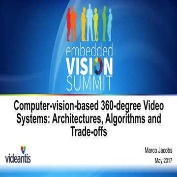 "Computer-vision-based 360-degree Video Systems: Architectures ...