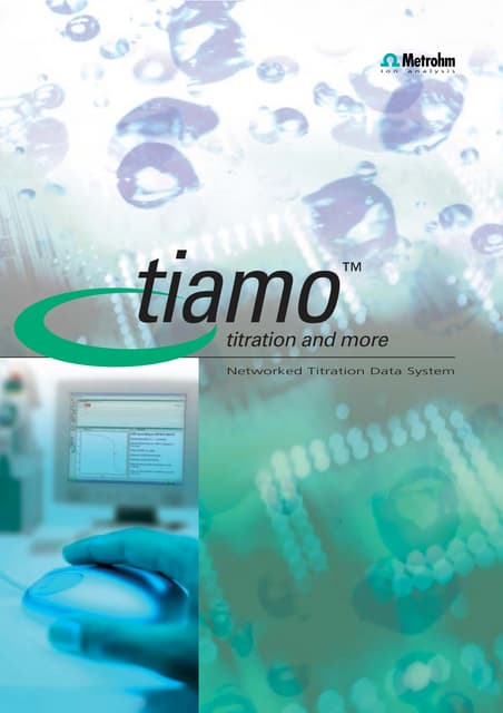 888 Titrando for Titration Applications from Metrohm | PDF
