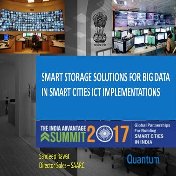 Smart storage Solutions for Big Data in Smart Cities | PPT