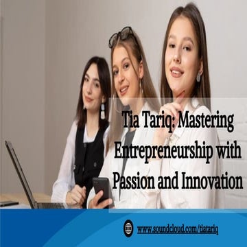 Tia Tariq's remarkable achievement in the corporate world is a ...