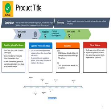 Project on a-page (generic) | PPT