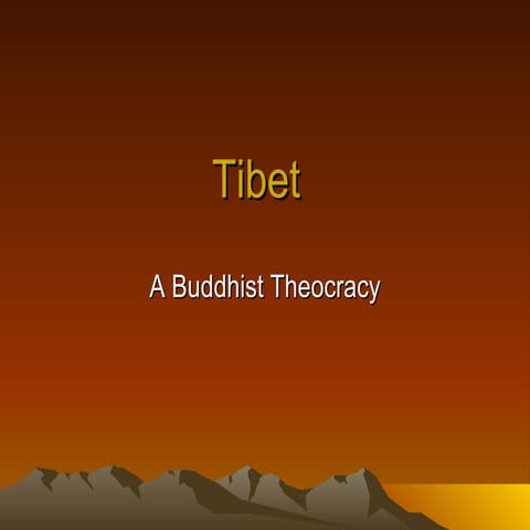 Tibet | PPTX