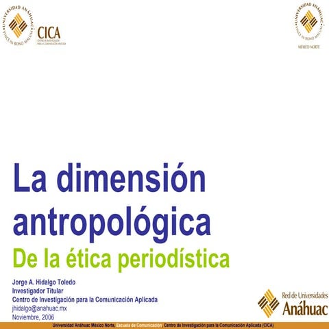 Ética periodística | PPT