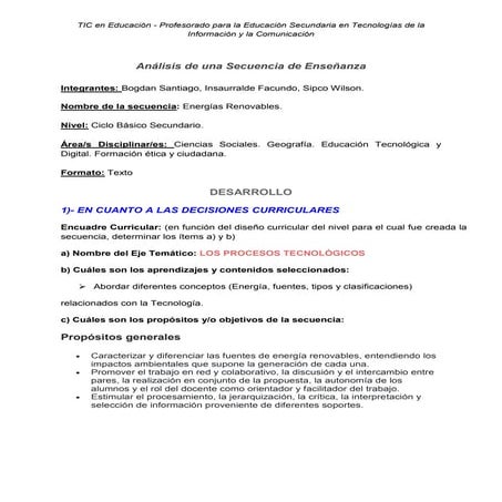 Template Secuencia Didáctica Formación Divino Maestro Pdf