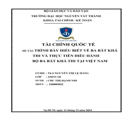 tài chính quốc tế-CTHN.docxsdfghjkiuyhjiop[poiuj | PDF