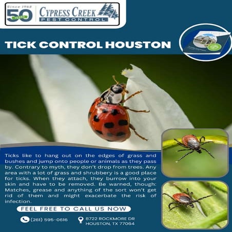 TICK CONTROL HOUSTON | PDF | Agriculture | Industries