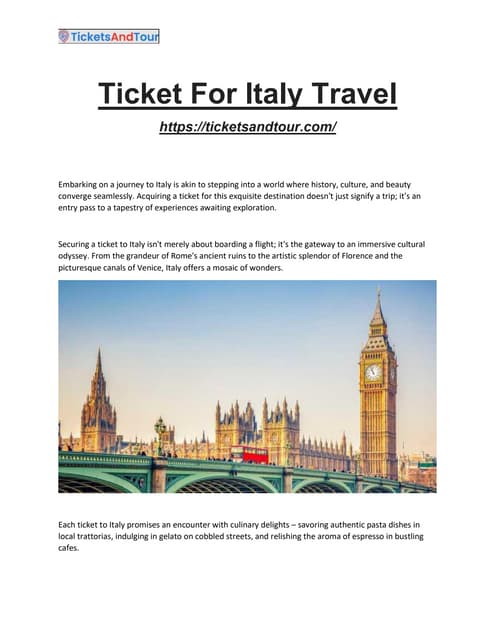 Best Places To Visit In Italy Discover Italy.pdf